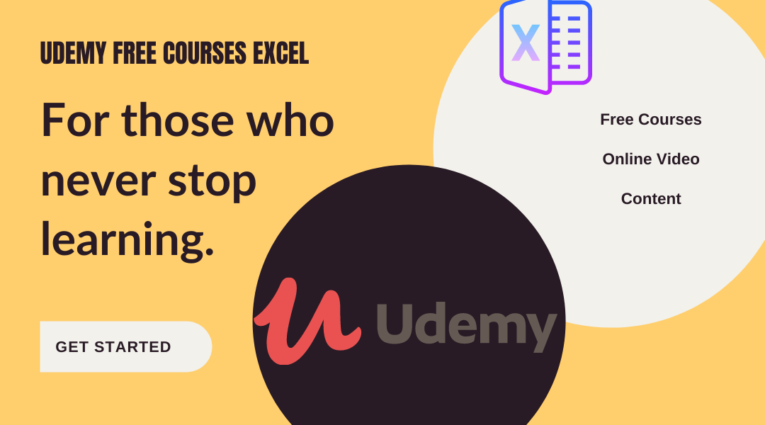 Udemy Free Courses Excel you Must know ! - COURSES VISION