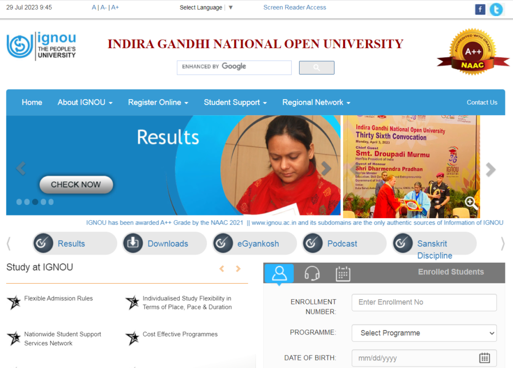 A STEP-BY-STEP GUIDE TO IGNOU RESULT 2023 - COURSES VISION